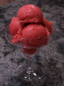 Homemade Strawberry Gelato » Another Fine Meal